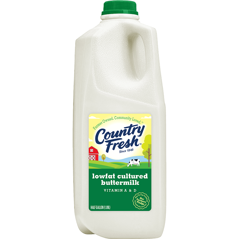 Lowfat Buttermilk Plastic Half Gallon - Country Fresh® Dairy