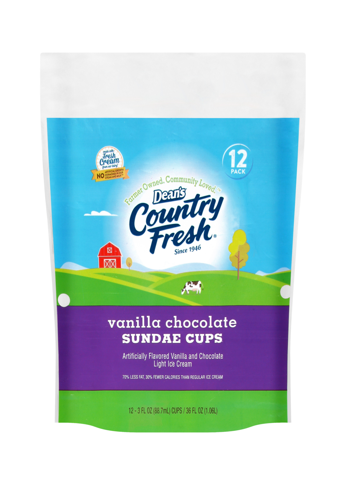 Vanilla and Chocolate Sundae Cups - Country Fresh® Dairy