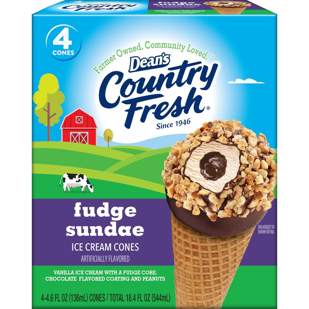 Fudge Sundae Cones - Country Fresh® Dairy