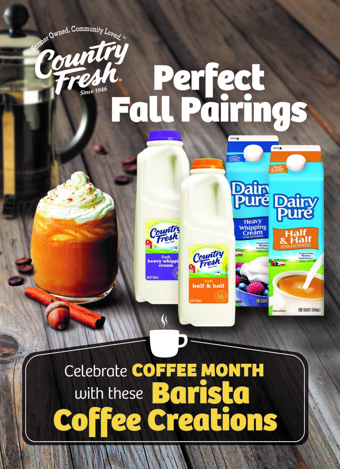 Country Fresh Barista Coffee Creations - Country Fresh® Dairy